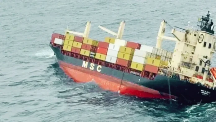 Coast Guard, Navy Ramp Up Pollution Control After Container Vessel MSC ...
