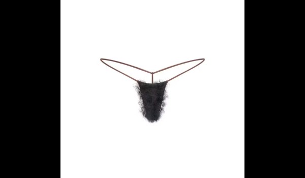 Kim Kardashian's SKIMS Launches Controv'l Faux Hair Thong