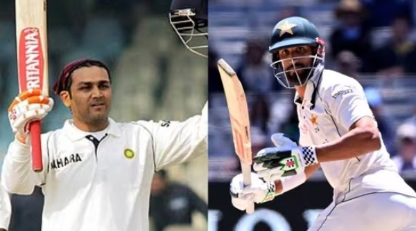 Masood’s Record-Breaking Double Ton Falls Sehwag's Record